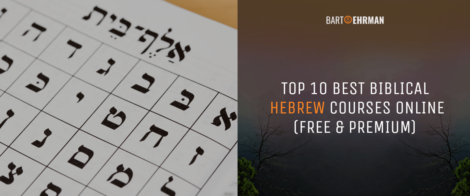 Top 5 Best Biblical Hebrew Courses Online (Free & Premium)