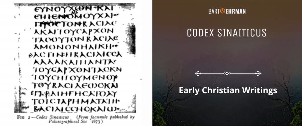 Codex Sinaiticus: Our Earliest Christian Bible Manuscript