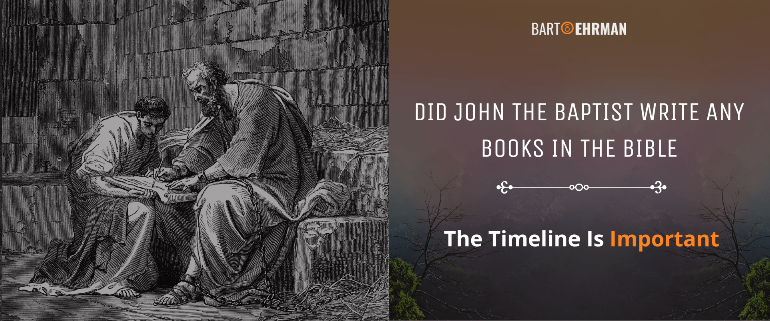 Did John the Baptist Write Any Books in the Bible
