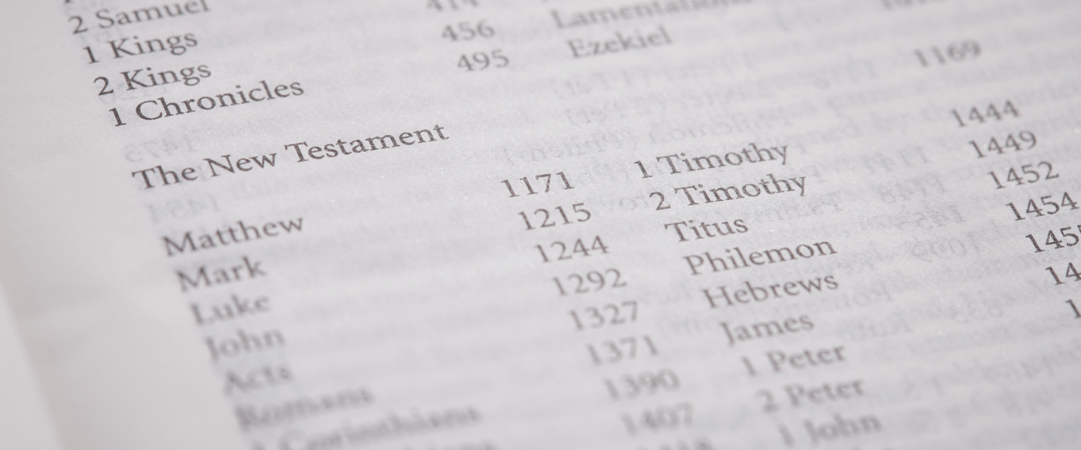 Bible in Chronological Order (Every Book Ordered by Date Written)