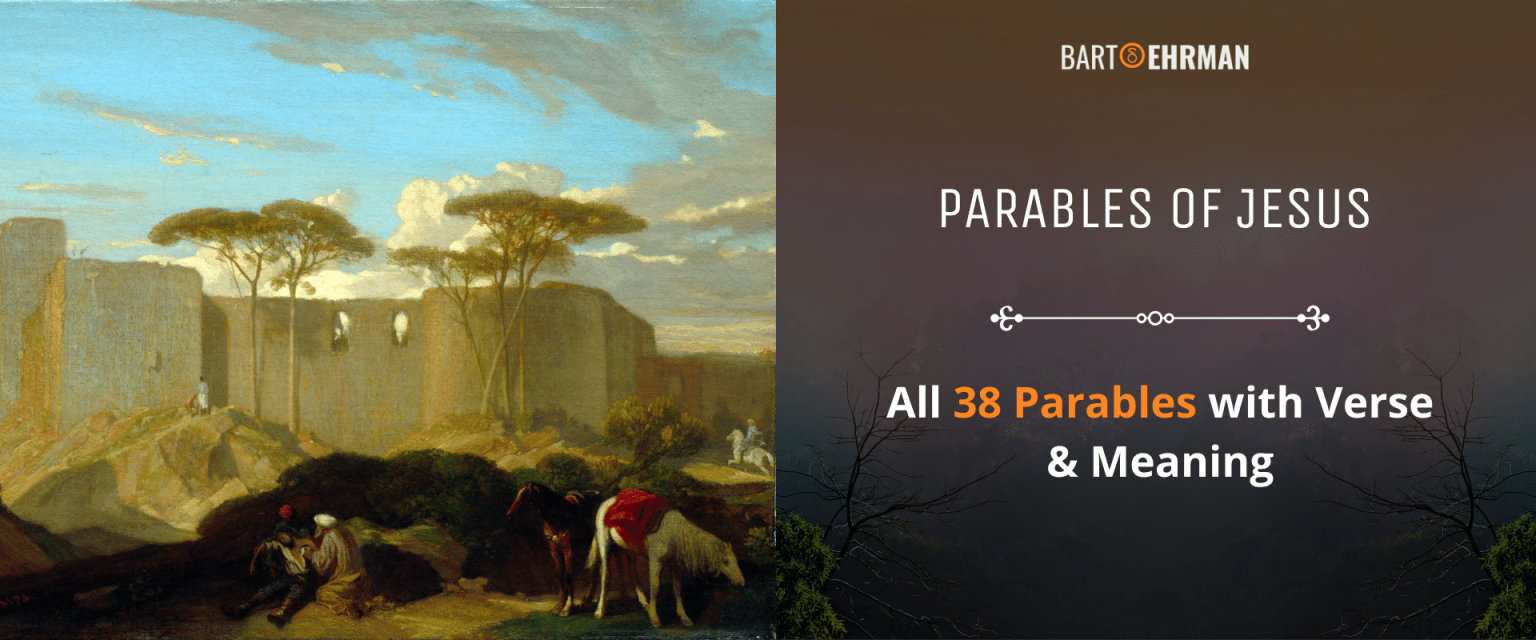 Parables of Jesus (All 38 Parables with Verses & Meaning)