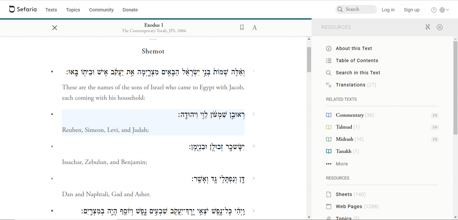 Sefaria Review: App, Meaning, & How to Use