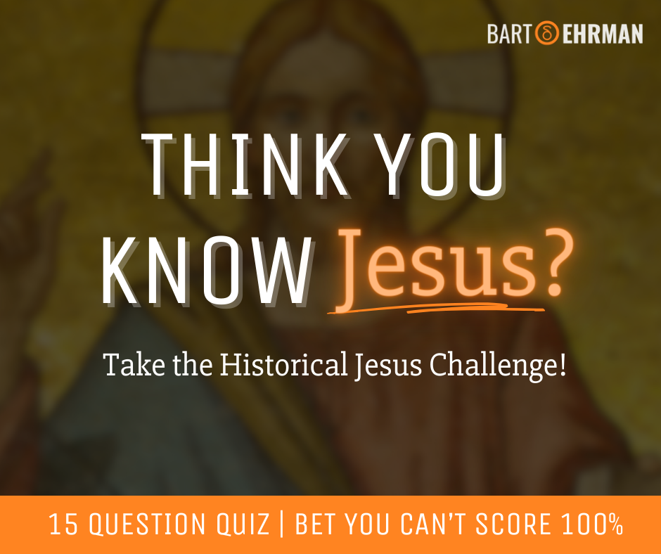 The Historical Jesus Quiz: 15 Question Challenge (FREE)