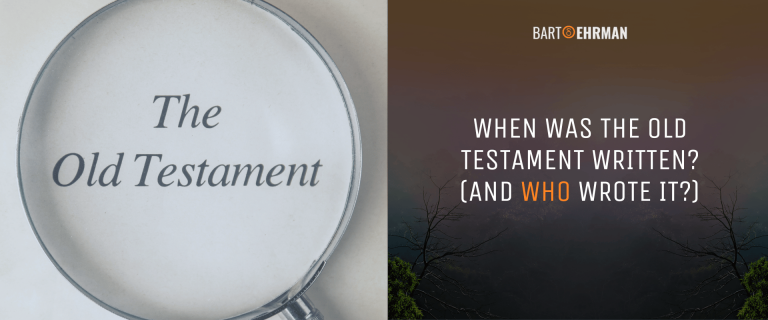 When was the Old Testament Written? Dates of All Books