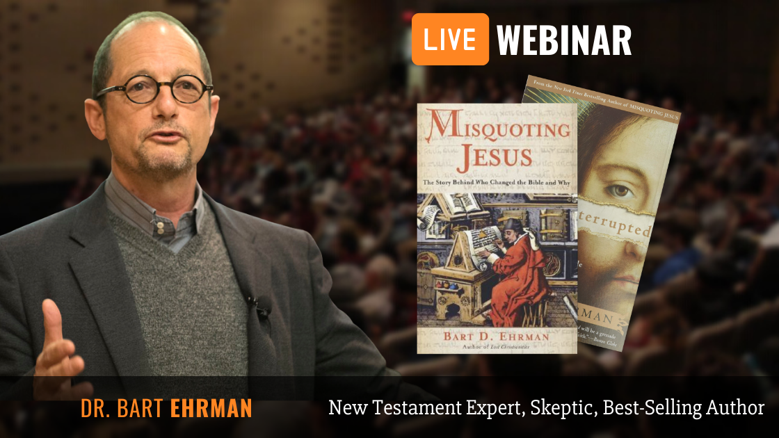 Did Jesus Call Himself God – Live Webinar - Bart Ehrman Courses Online