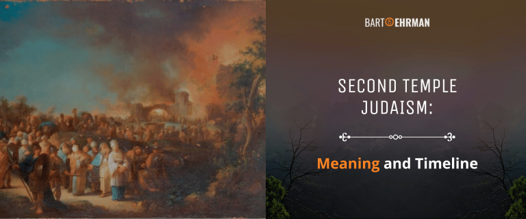 Second Temple Judaism: Meaning and Timeline